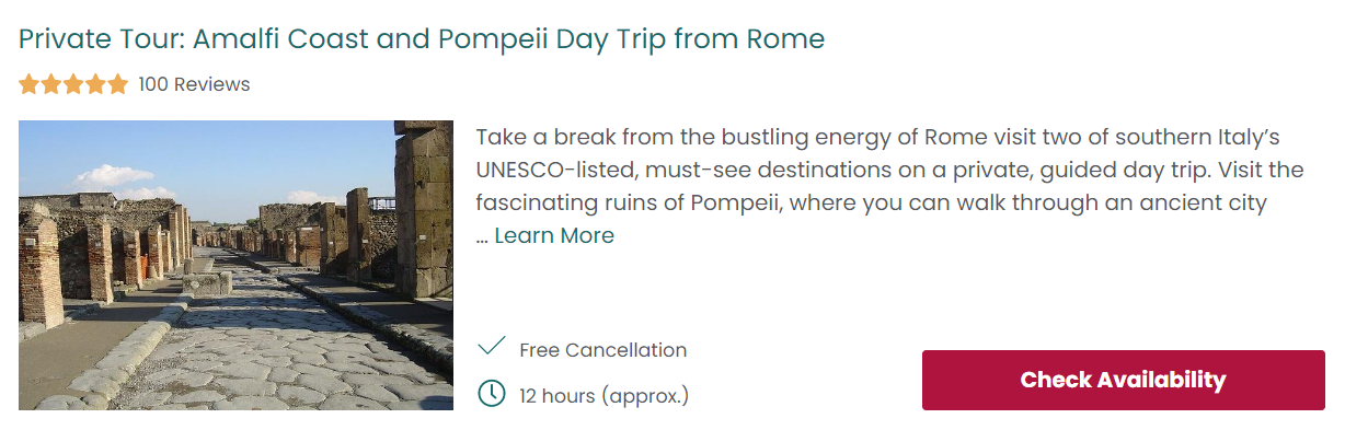 8 BEST Amalfi Coast Tours from Rome [2023]